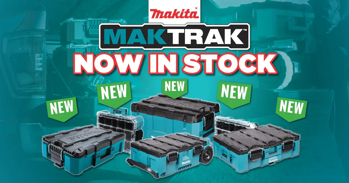 Makita MakTrak Storage | Stackable Modular Tool Boxes